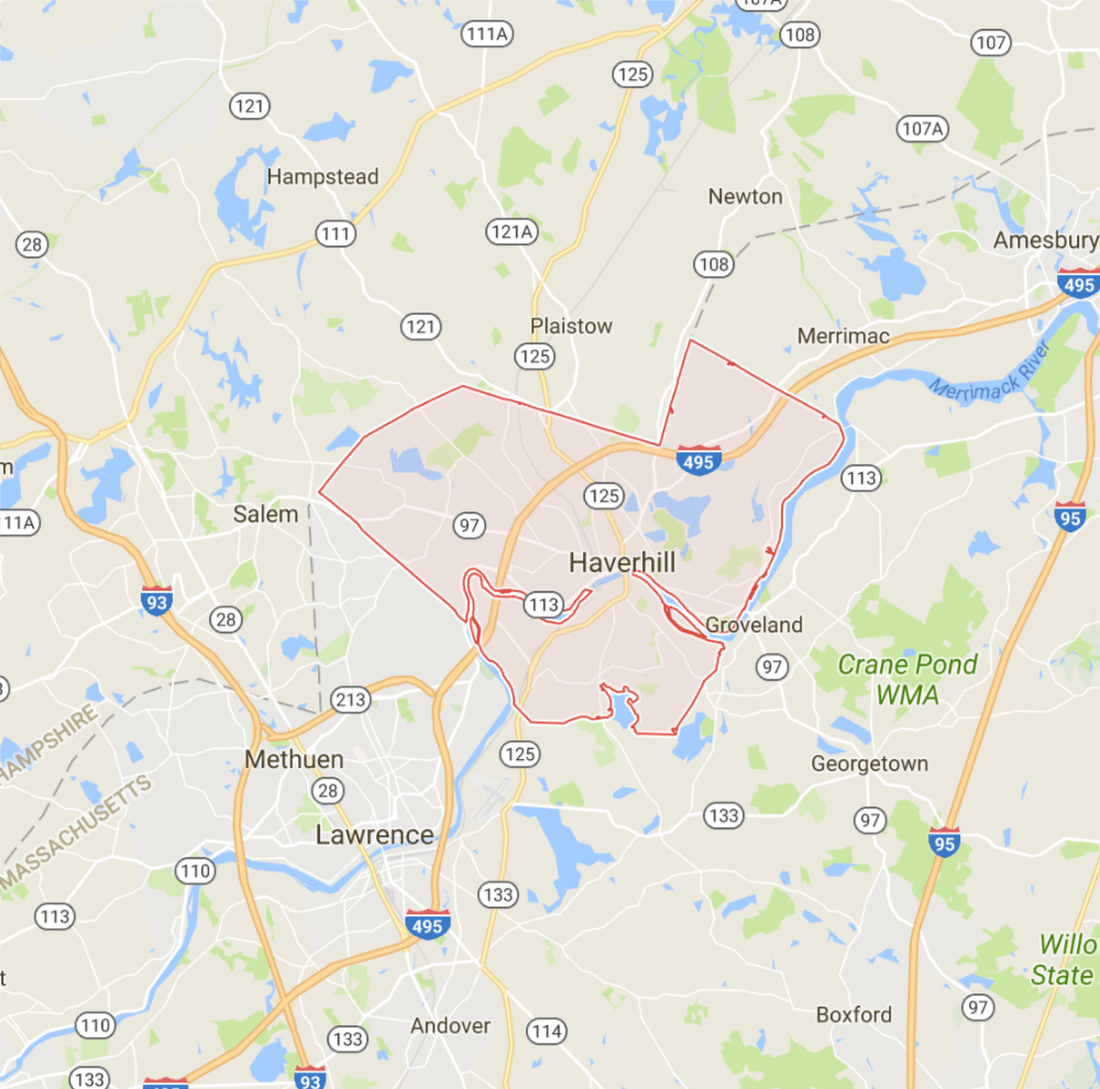 Map Of Haverhill Massachusetts Unlimited Power Solutions LLC Map Of Haverhill Massachusetts Unlimited Power Solutions LLC